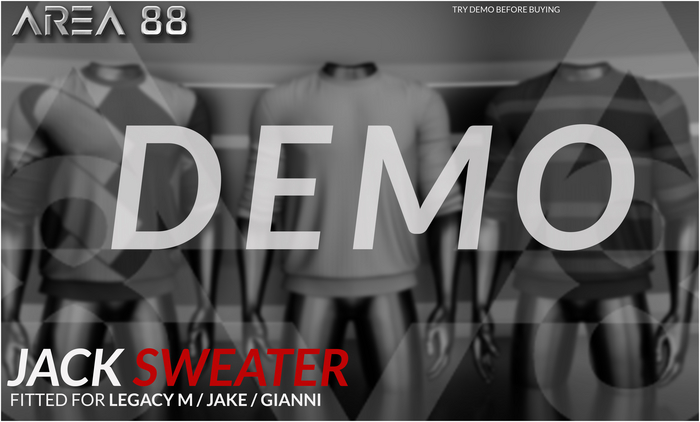 Second Life Marketplace - AREA 88 / Jack Sweater DEMO